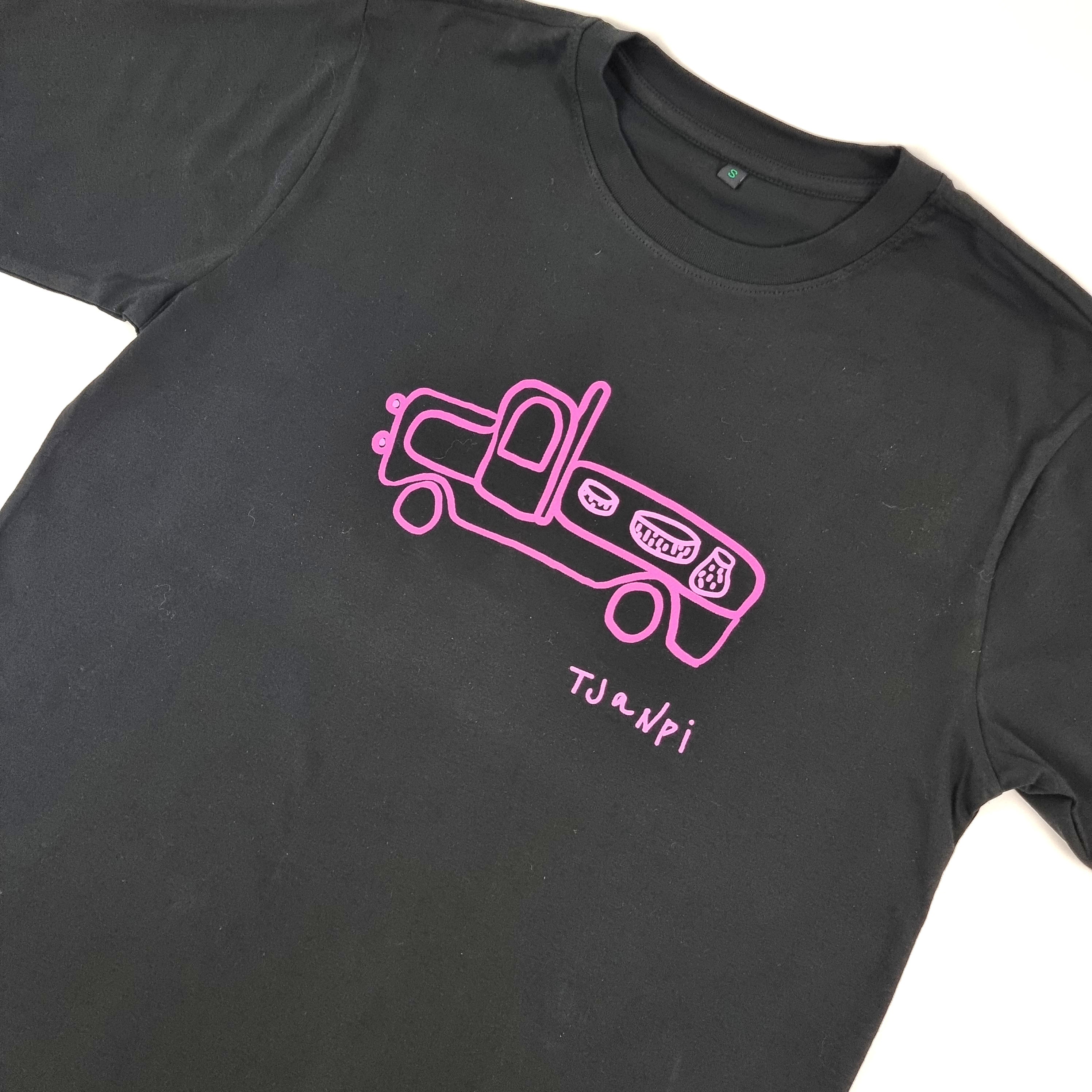 Adult tee - Mutukaku on Black – Tjanpi Desert Weavers